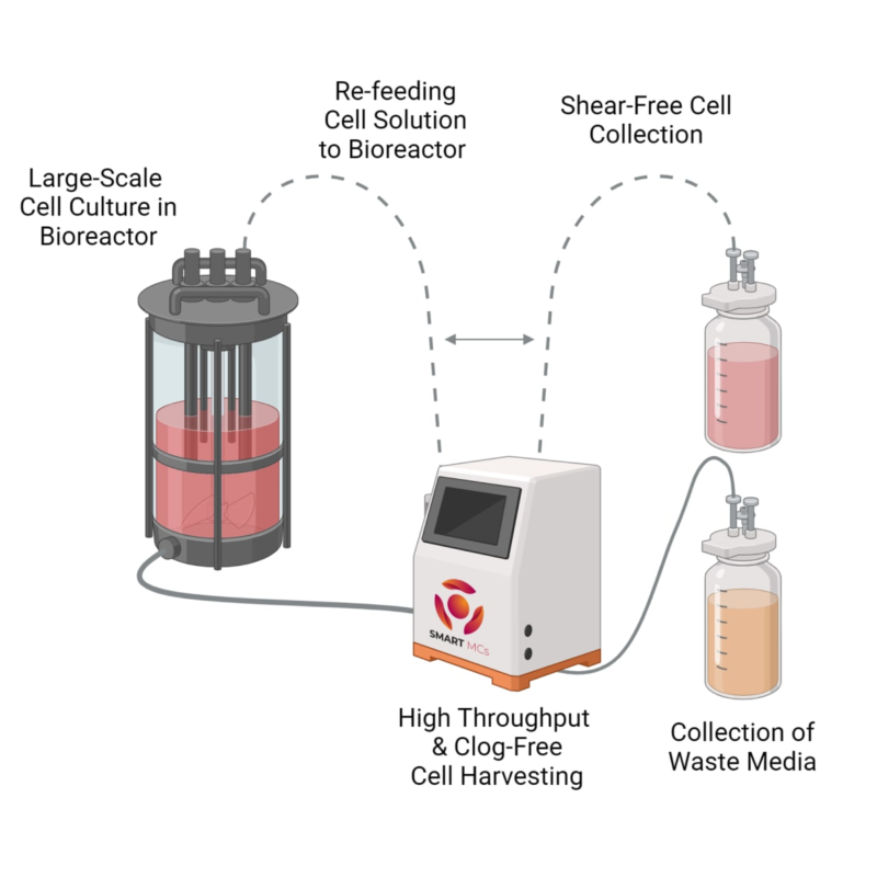 Cell Harvester: Dewatering Unit - Smart Biomaterials & µ-Solutions ...